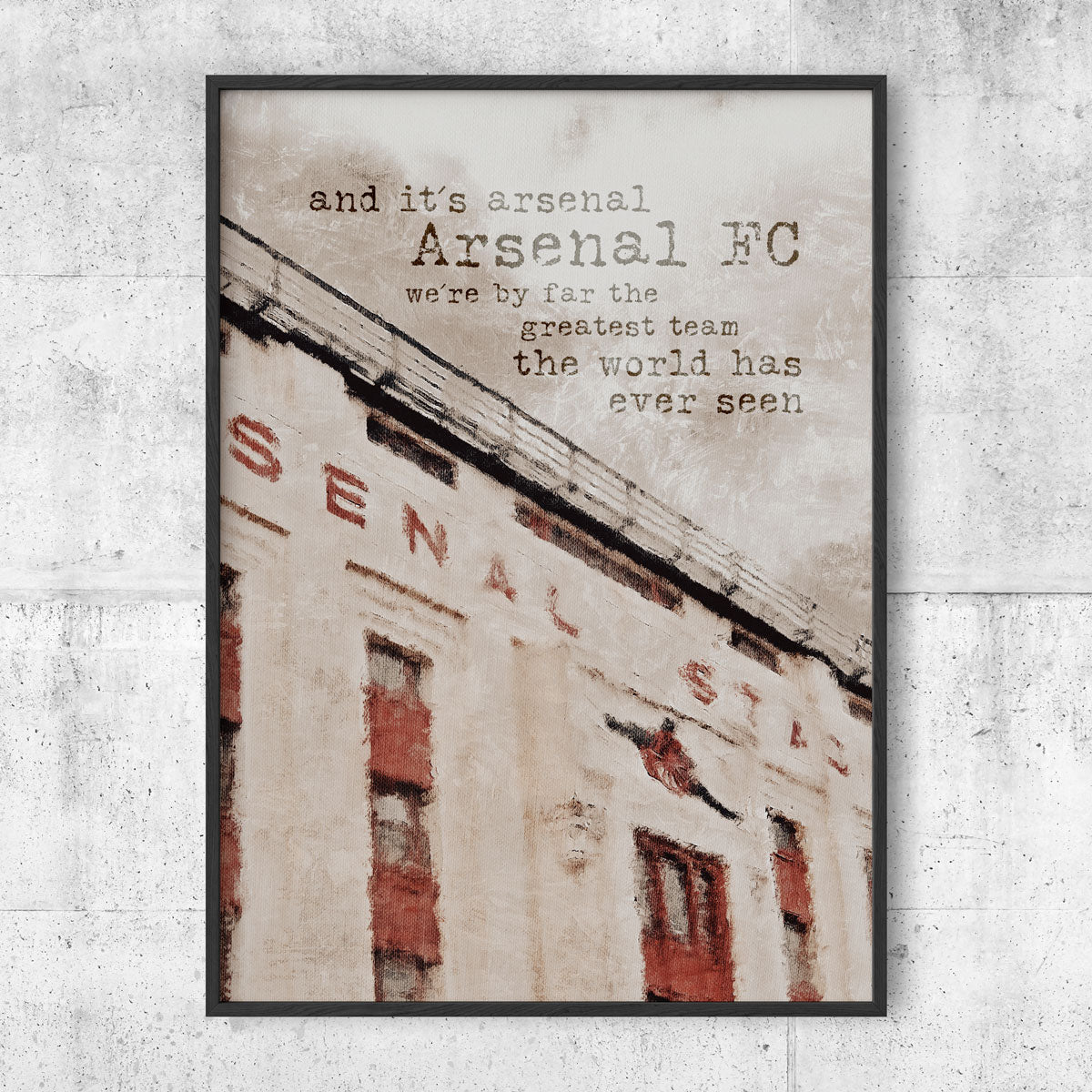 And it's Arsenal - Arsenal poster